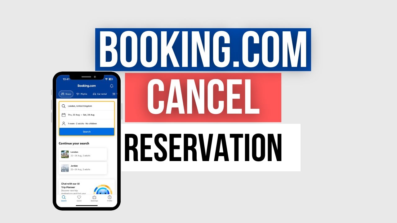 Jak zrušit rezervaci na bookingu? - Turistické centrum